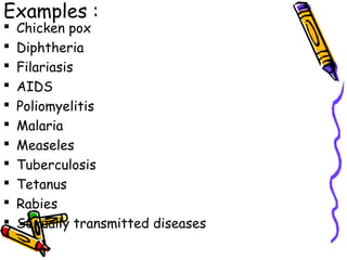 Communicable Diseases Examples Communicable And Non Communicable