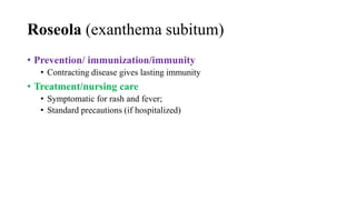 Communicable diseases in children and its prevention and | PPTX