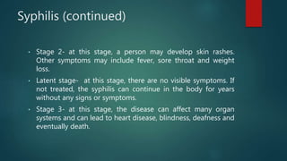 Communicable diseases of the reproductive system | PPTX