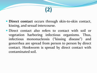 Communicable diseases, routes of transmission and control | PPTX