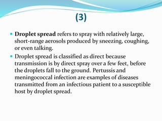 Communicable diseases, routes of transmission and control | PPTX