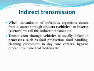 Communicable diseases, routes of transmission and control | PPTX