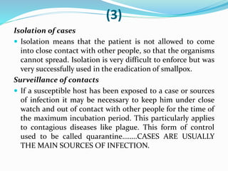 Communicable diseases, routes of transmission and control | PPTX