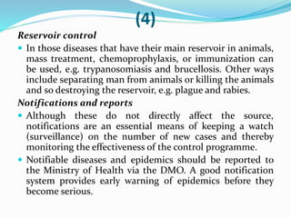Communicable diseases, routes of transmission and control | PPTX