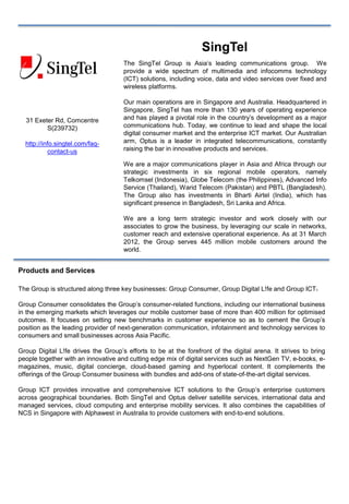 Communicasia singapore companies profiles | PDF