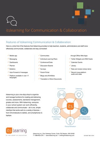 Comunicación y colaboración | PDF