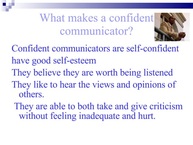 Communicate With Confidence | PPT