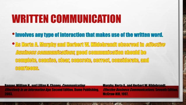Communicate effectively:Verbal & Written Communication/Nonverbal ...