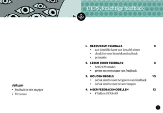 Communicatie, betrokken feedback | Target Point, Guide to Change | PDF