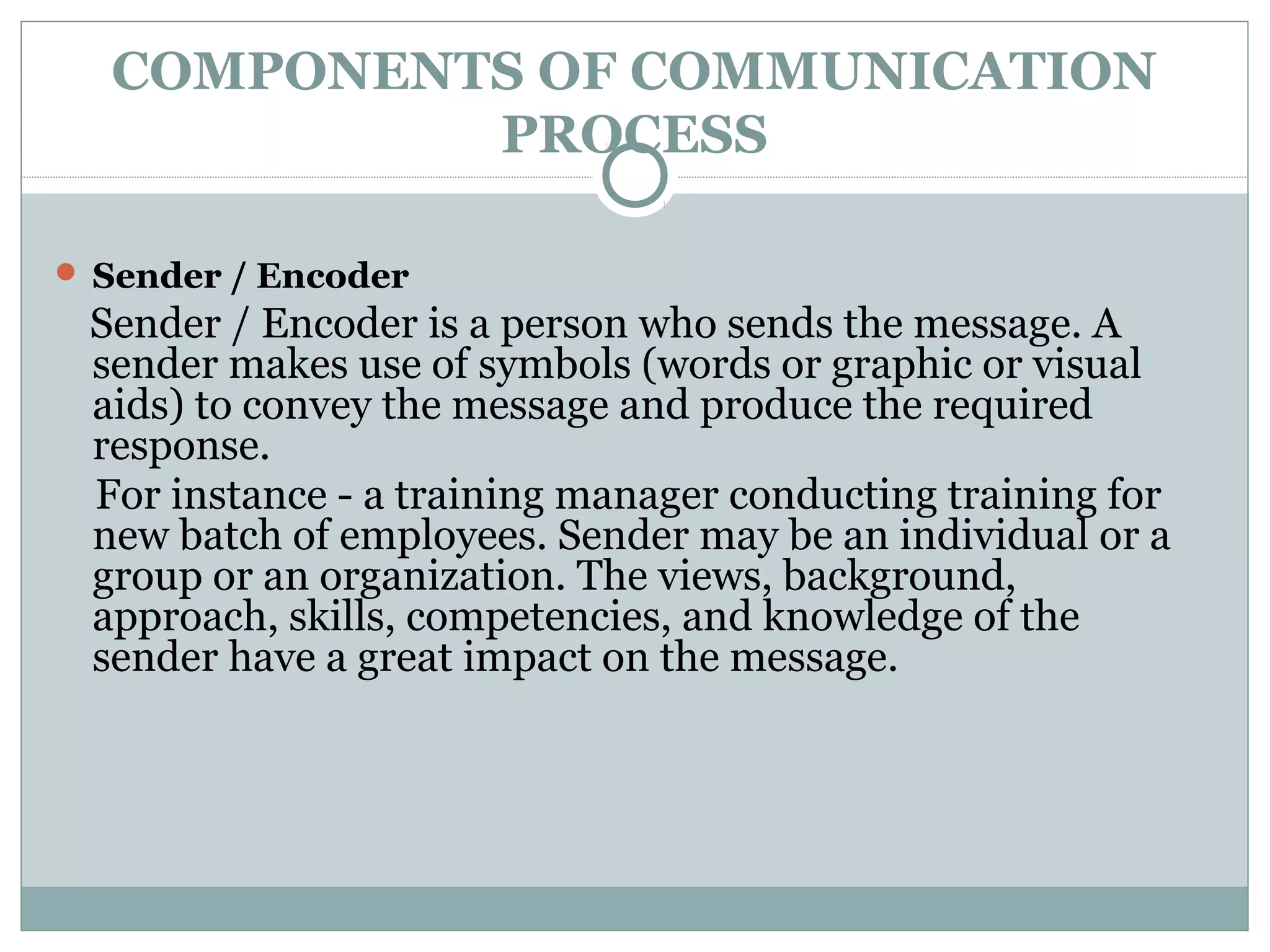 Communication and its process | PPT