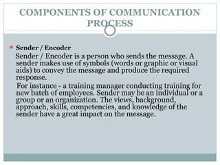 Communication and its process | PPT