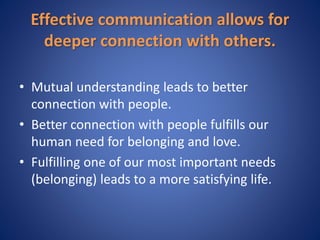 Communicating Communicating Effectively | PPTX