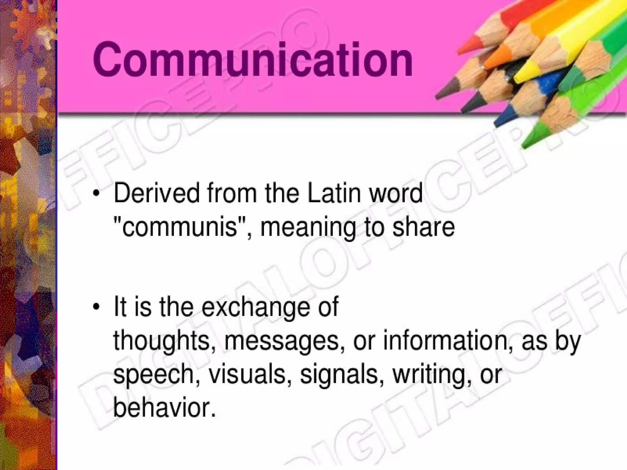FUNCTION OF COMMUNICATION | PPT
