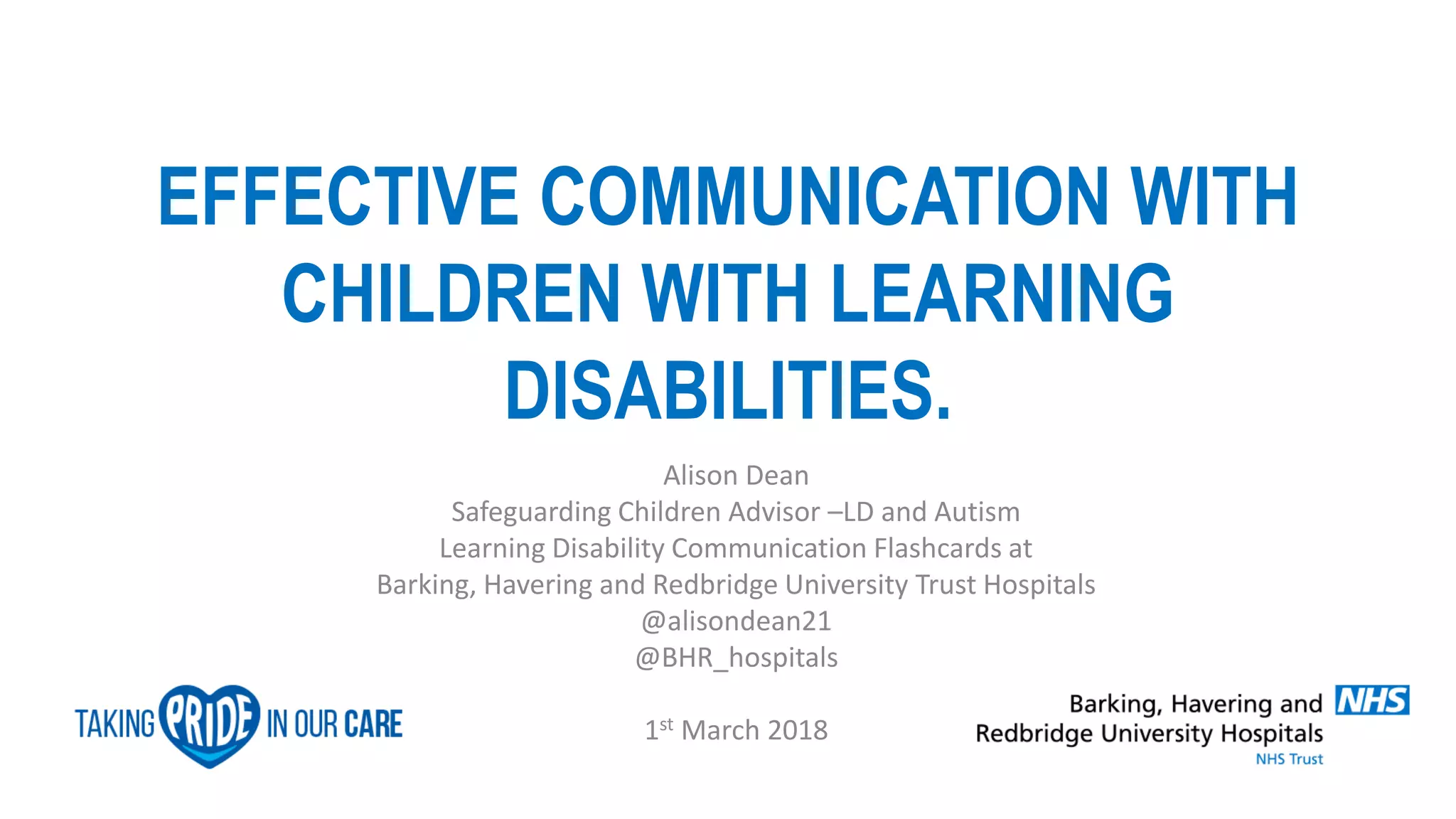 Barking, Havering and Redbridge University Hospitals NHS Trust ...