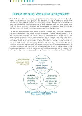 Communicating evidence-to-policy-makers | PDF