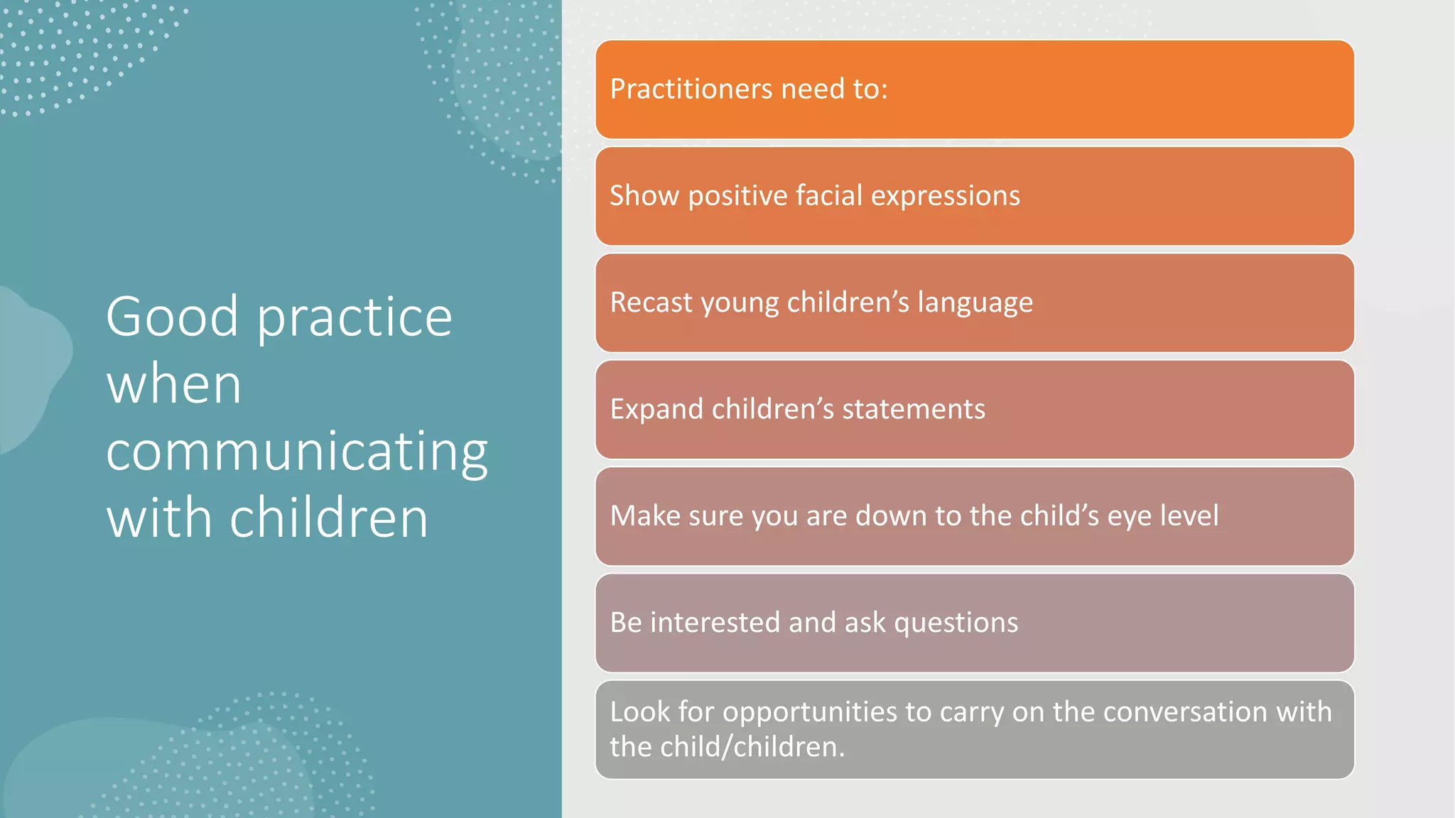 Communicating with-children | PPTX