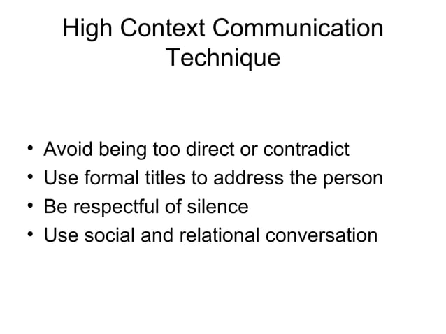 Communicating across culture | PPT