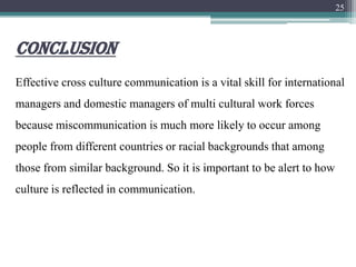 Communicating across culture ppt | PPTX