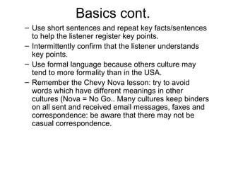 Communicating across cultures | PPT