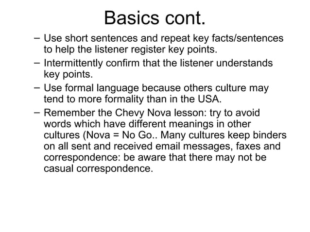 Communicating across cultures | PPT | Travel