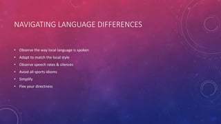 Lynda: Communicating Across Cultures | PPT | Free Download