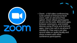 Communicating and Collaborating using ICT.pptx | Web Conferencing | Computer Software and ...