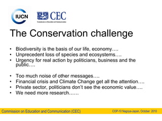 Communicating biodiversity iucn cec slideshow | PPT
