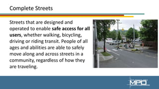 Communicating complete streets | PPT