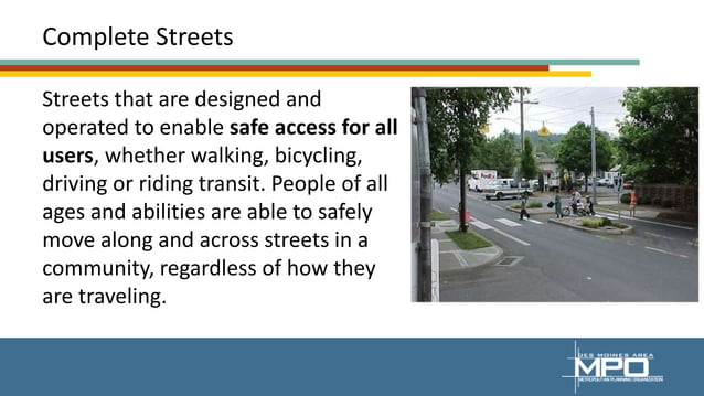 Communicating complete streets | PPT