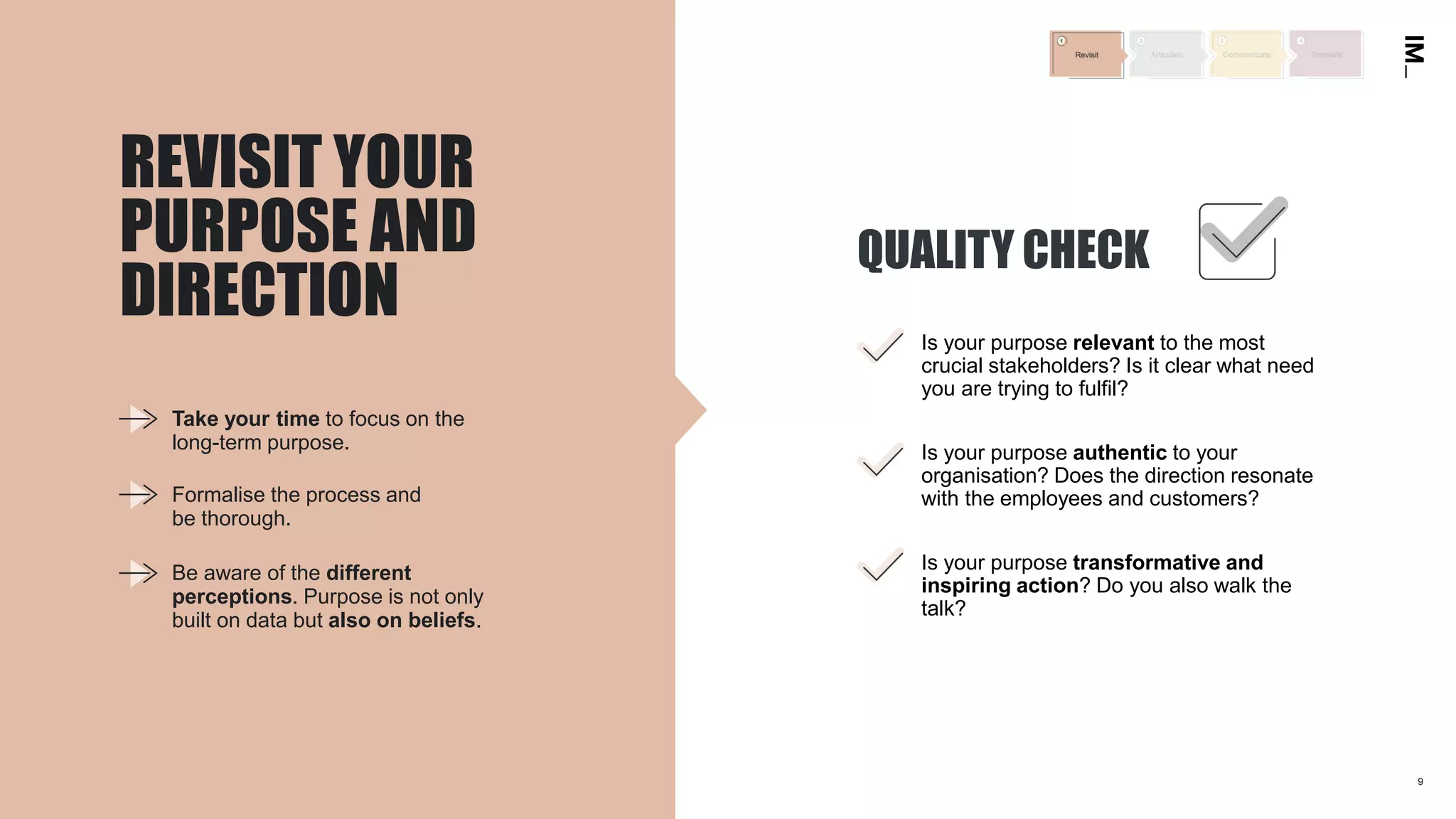 Communicating direction and purpose | PPT