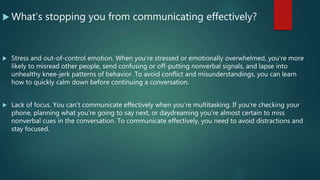 Communicating effectively | PPT