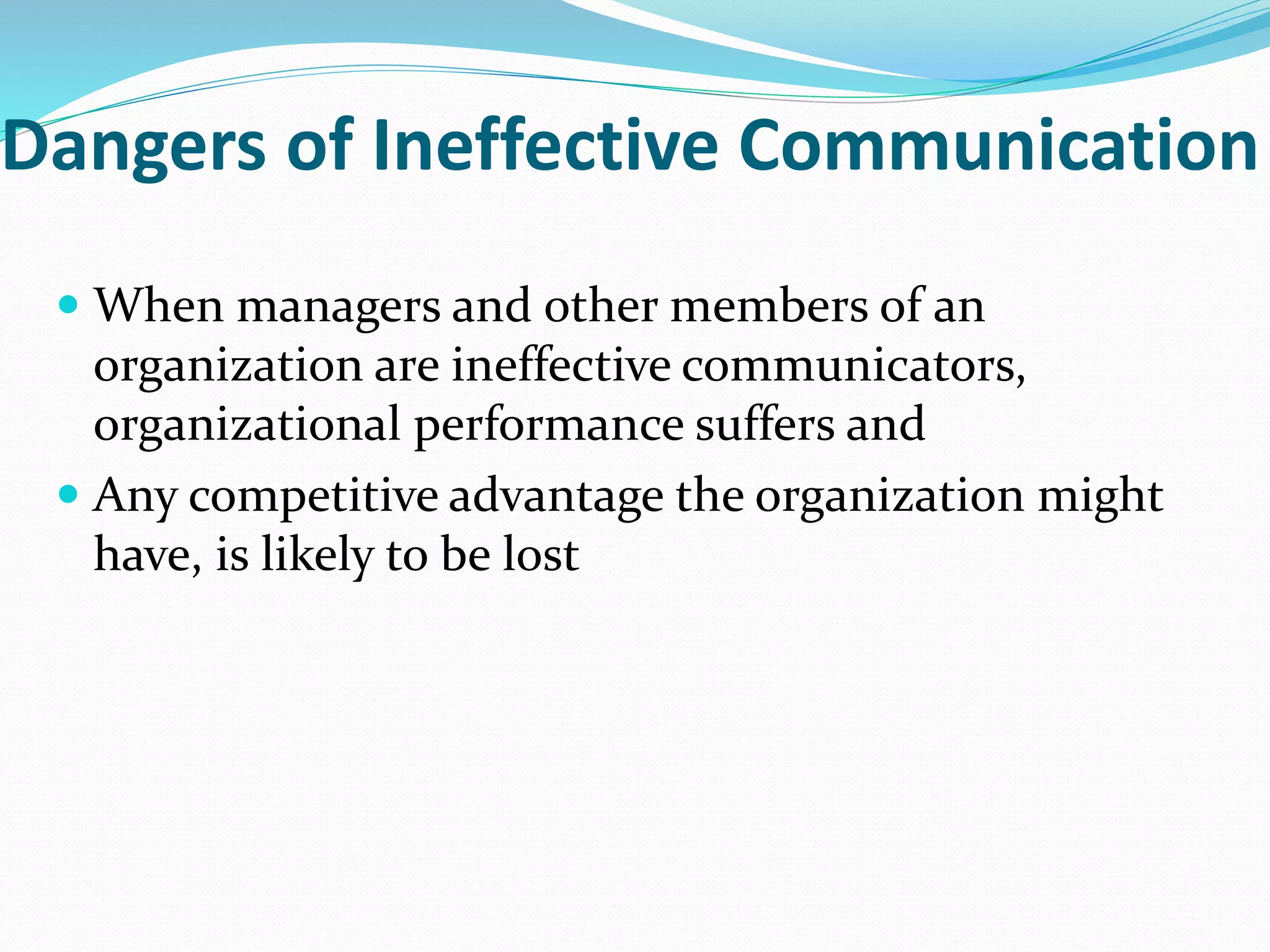 Communicating Effectively in Organizations - Communication Process ...