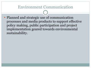 Communicating environment | PPS