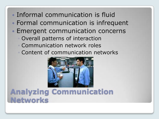 Communicating in Networks | PPT