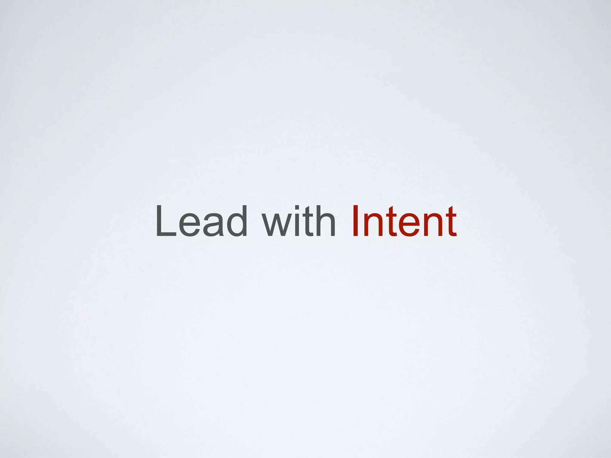 5 Keys to Lead with Intent | PDF