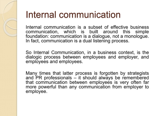 Communicating in the organization | PPT