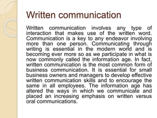 Communicating in the organization | PPTX