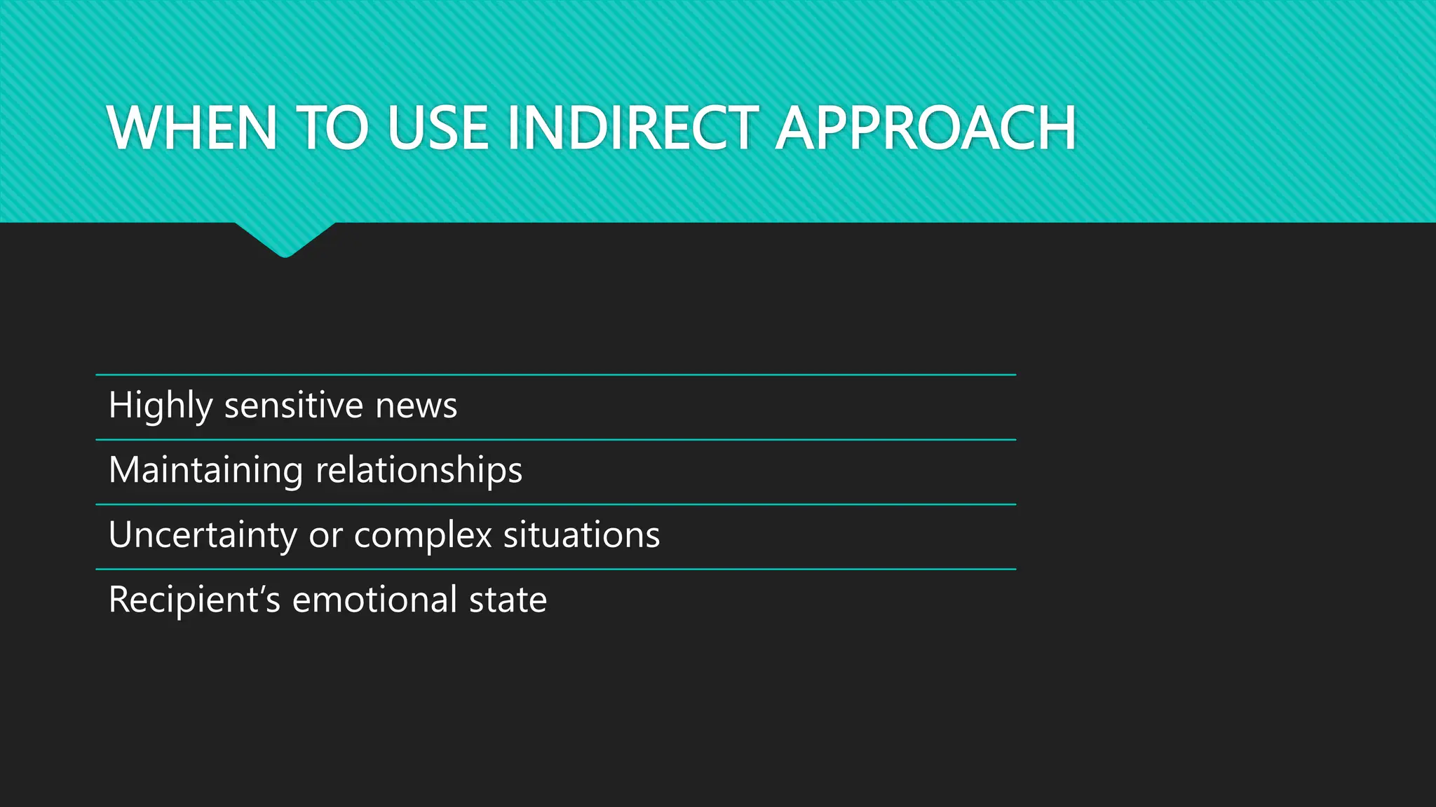 COMMUNICATING NEGATIVE NEWS - APPROACHES .pptx