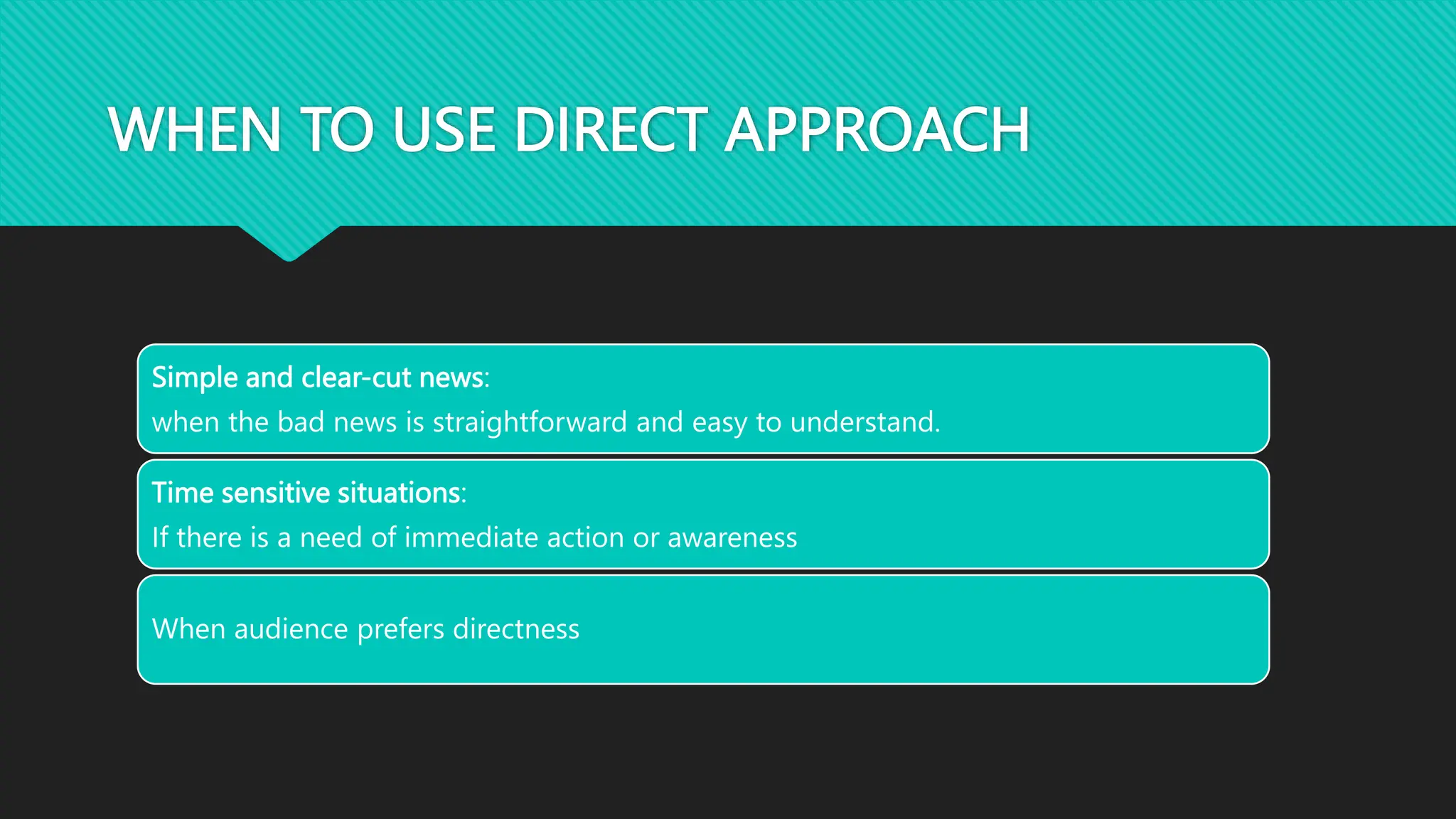 COMMUNICATING NEGATIVE NEWS - APPROACHES .pptx