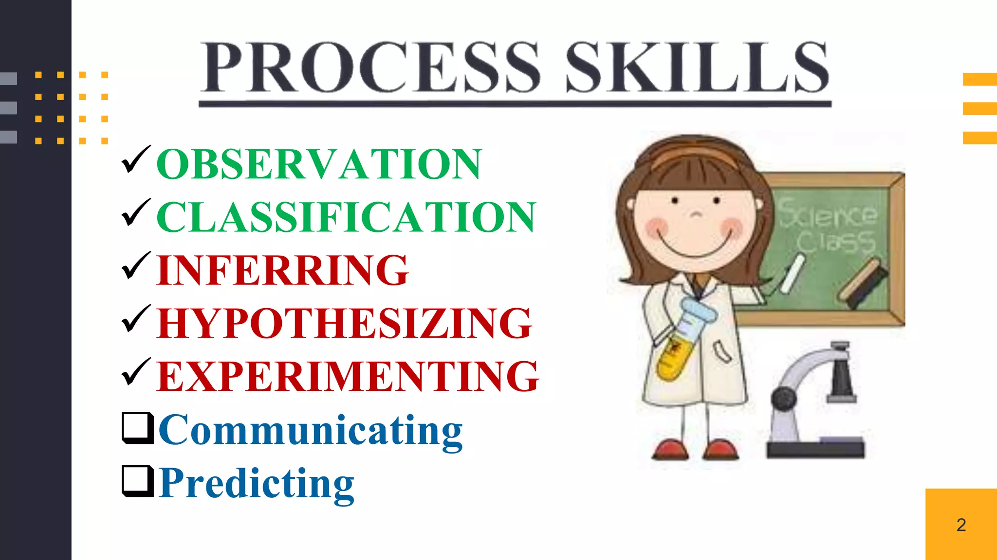 SCIENCE PROCESS SKILLS | PPTX