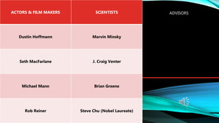 Communicating Science Accurately Through Entertainment | PPTX