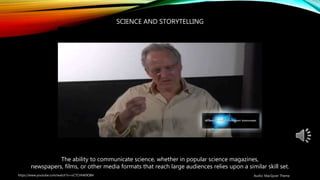 Communicating Science Accurately Through Entertainment | PPTX