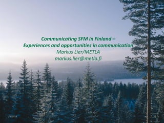 Case study Communicating SFM in Finland | PDF