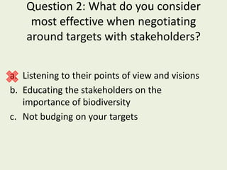 Communicating the NBSAP mainstreaming imperative | PPT