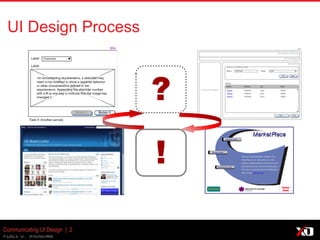 Effectively communicating user interface and interaction design | PPT