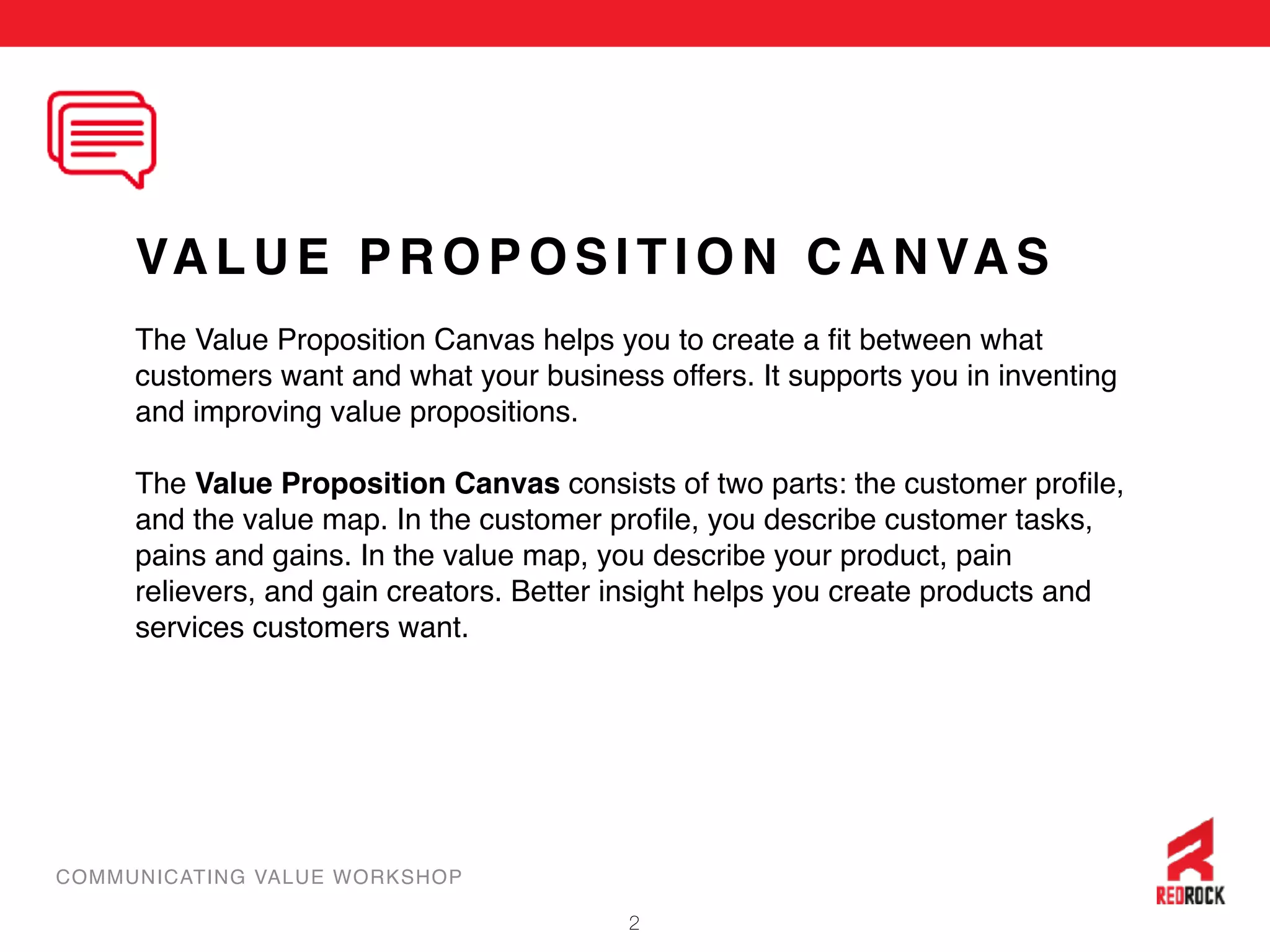 Communicating Value Workshop | PPT