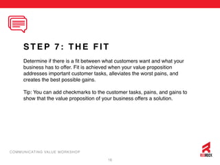 Communicating Value Workshop | PPT