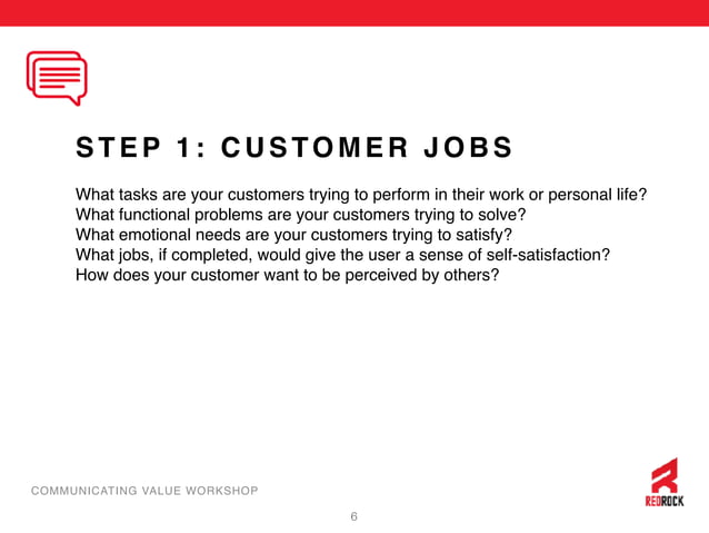 Communicating Value Workshop | PPT