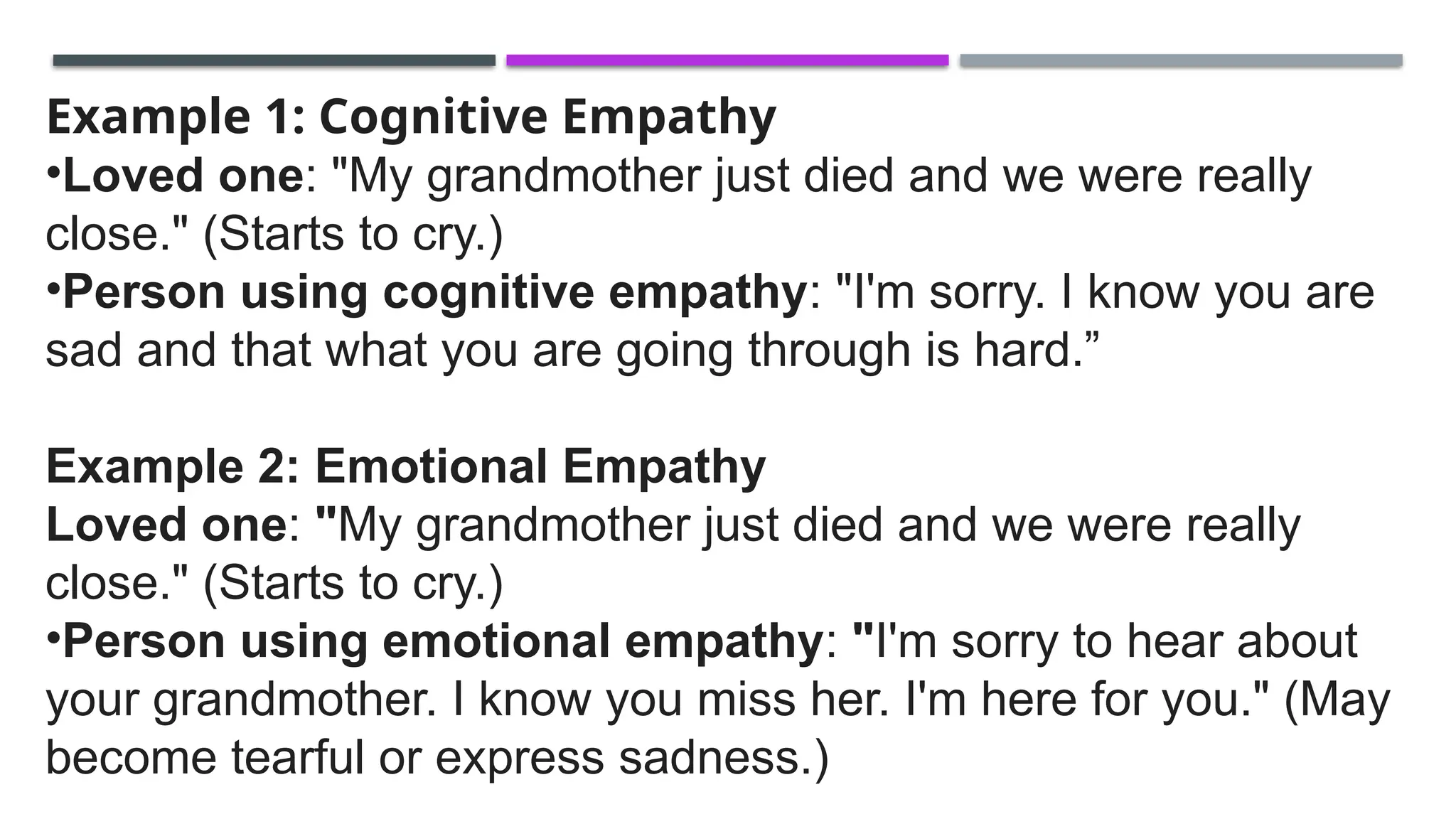 THE COMMUNICATING WITH EMPATHY-HELP PEOPLE TO MAKE MEANINGFUL ...