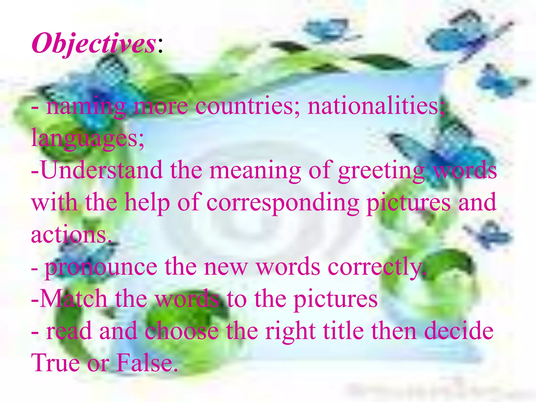 Communicating without words for e4 | PPTX